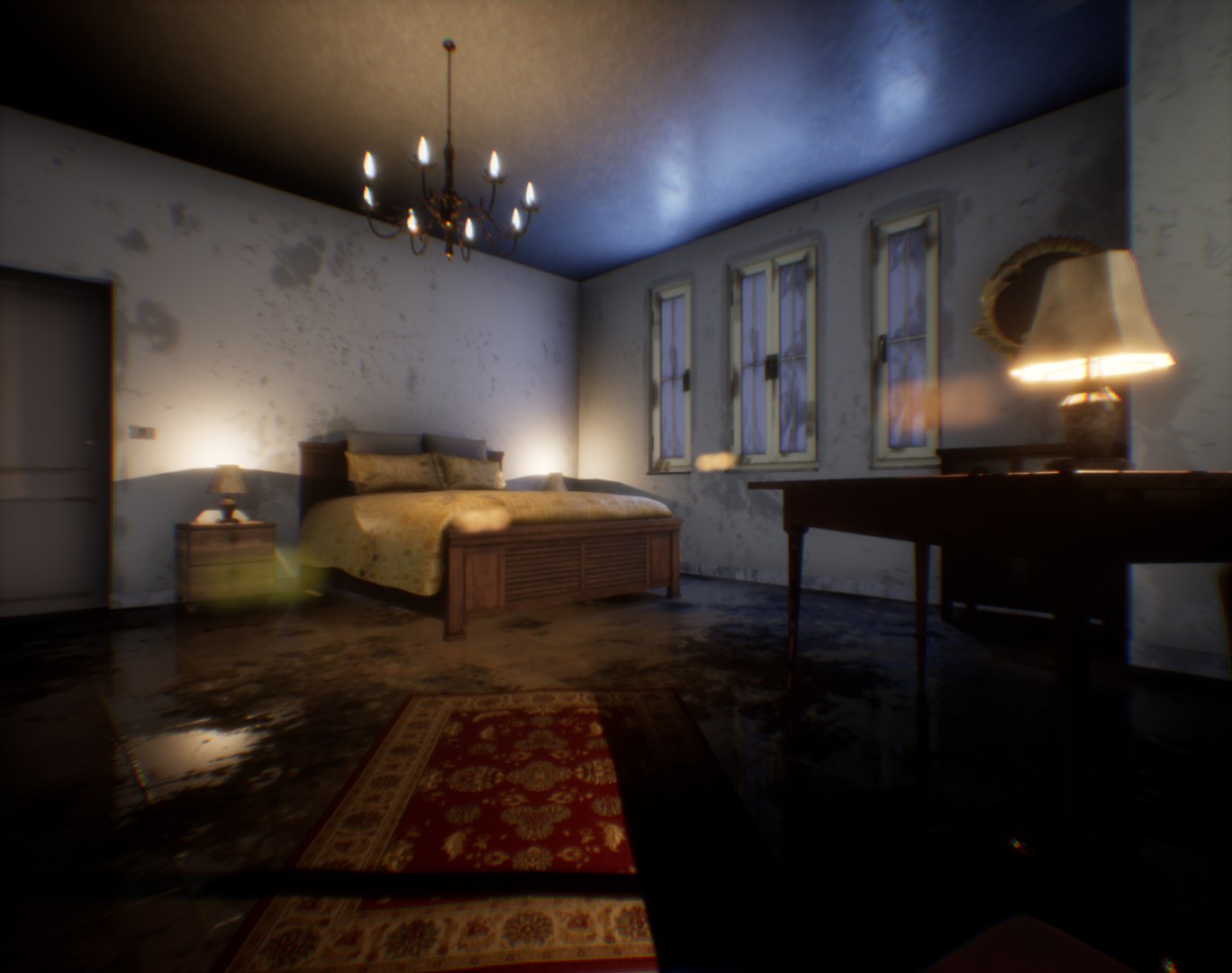 3D Manor - Haunted House Model - TurboSquid 1706011