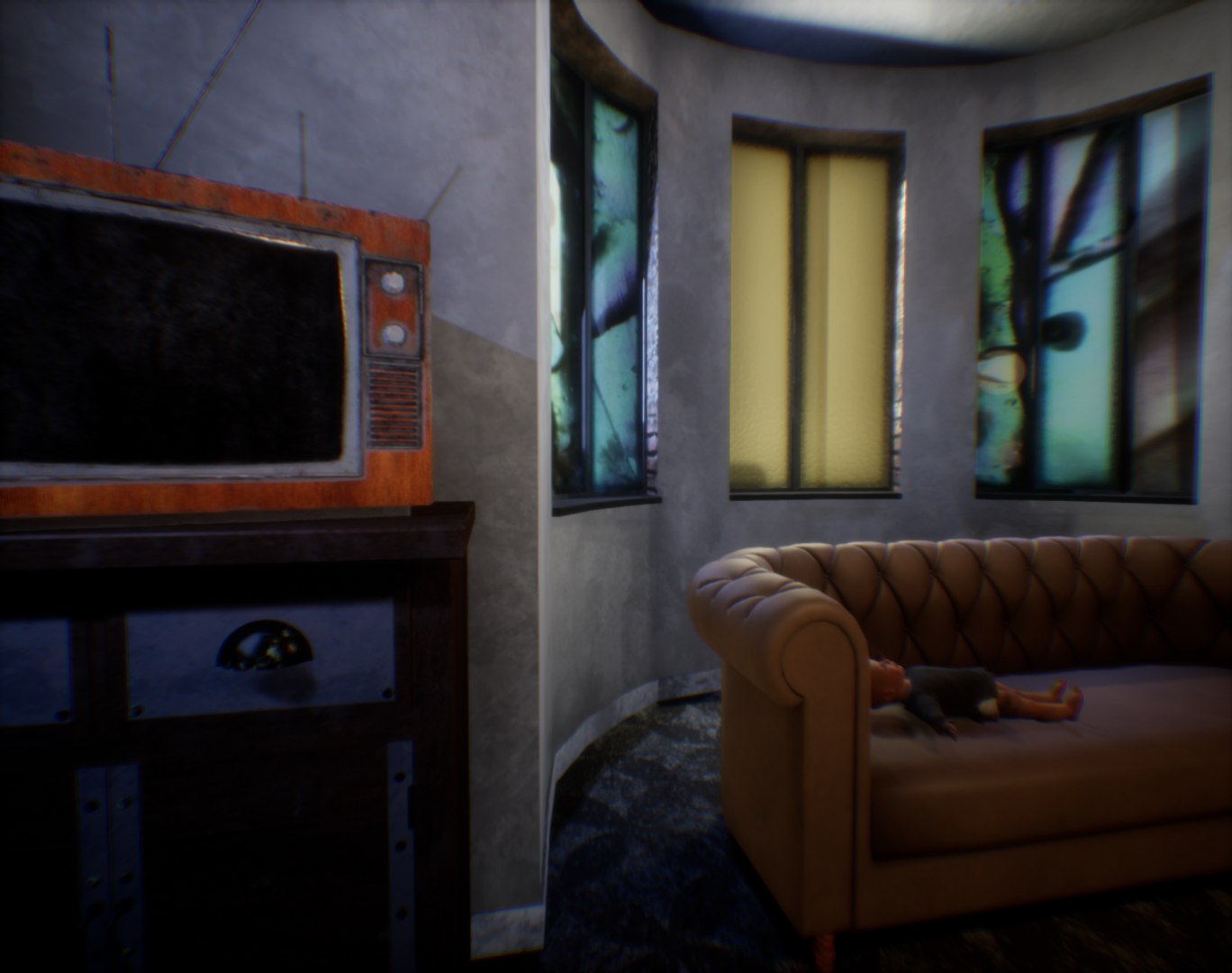 3D Manor - Haunted House Model - TurboSquid 1706011