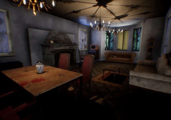 The Manor - Haunted House Pack - Unity HDRP Modelo 3D - TurboSquid 1706011