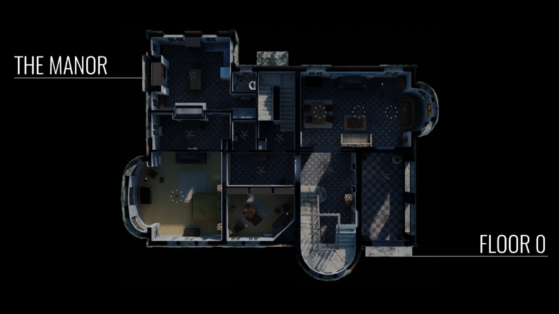 3D Manor - Haunted House Model - TurboSquid 1706011