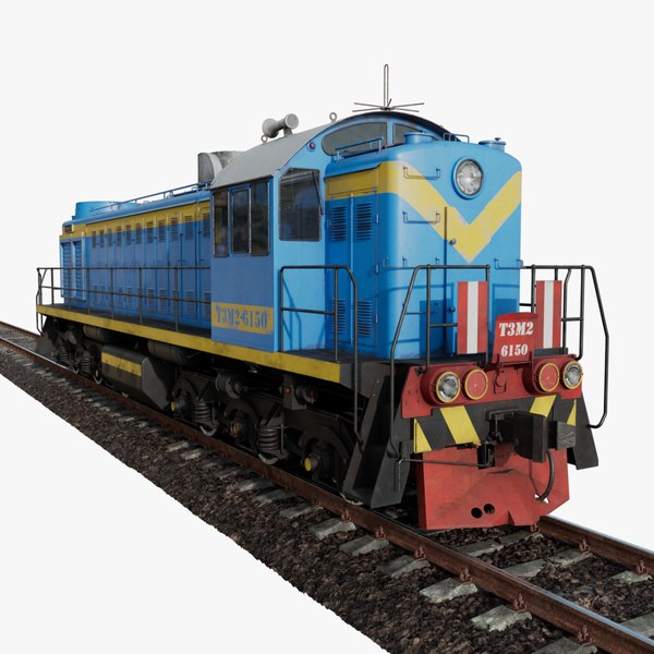 modèle 3D de Locomotive diesel soviétique TEM2 - TurboSquid 2189841