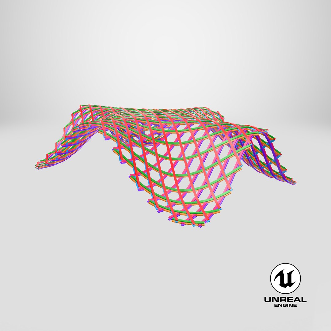 3D Model Shell Pavilion 02 Woven - TurboSquid 2370945