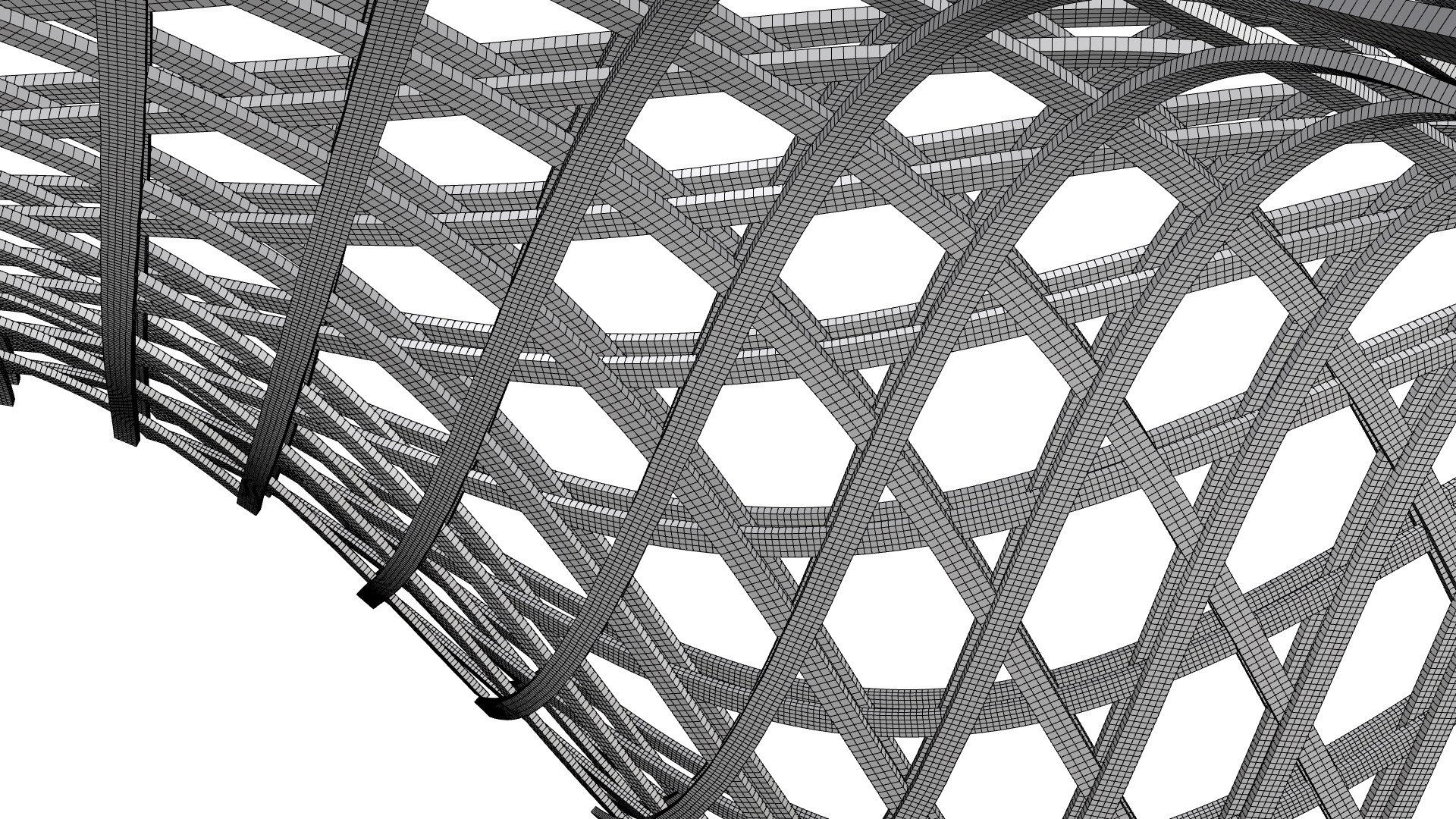 3D Model Shell Pavilion 02 Woven - TurboSquid 2370945