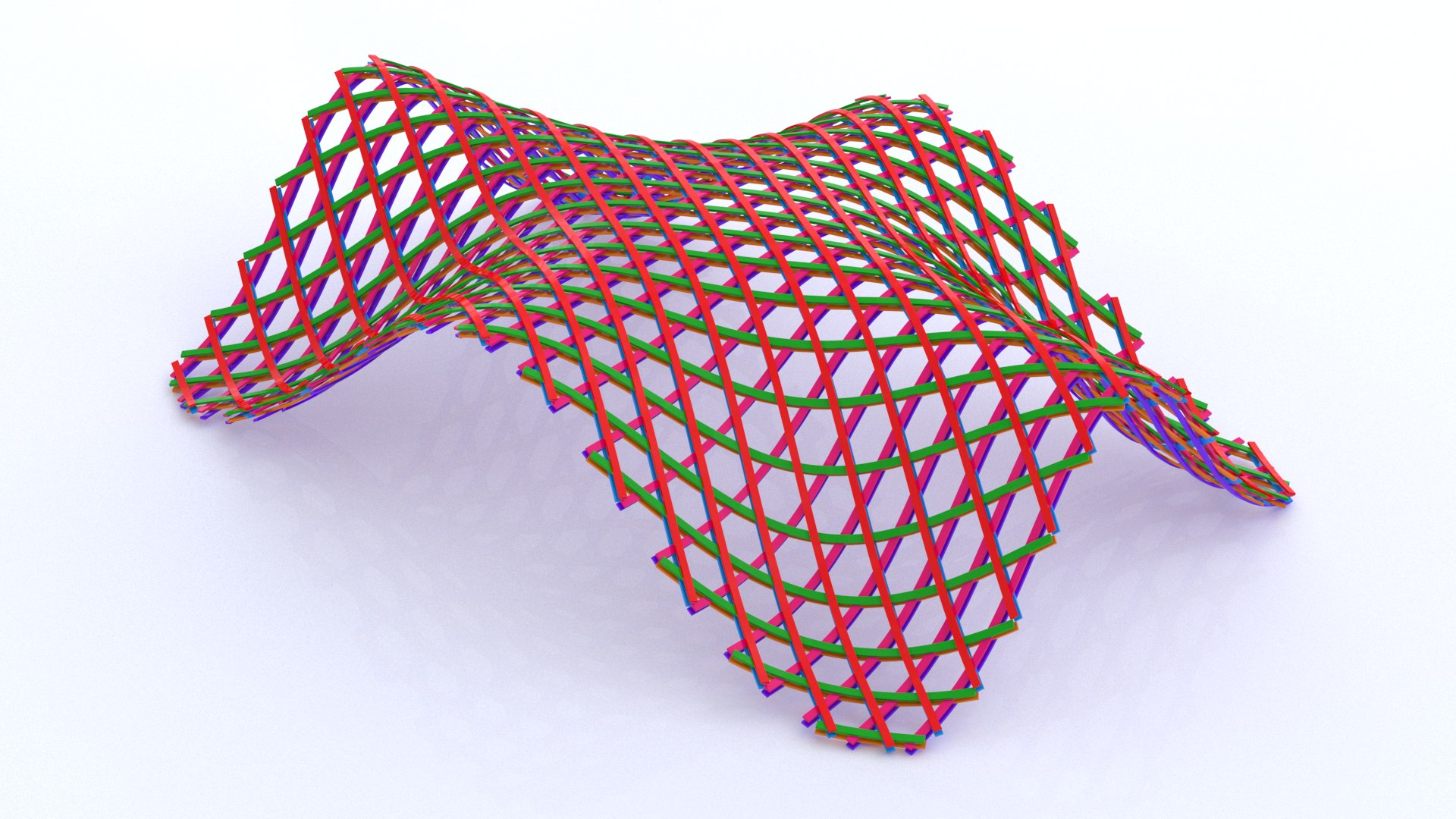 3D Model Shell Pavilion 02 Woven - TurboSquid 2370945