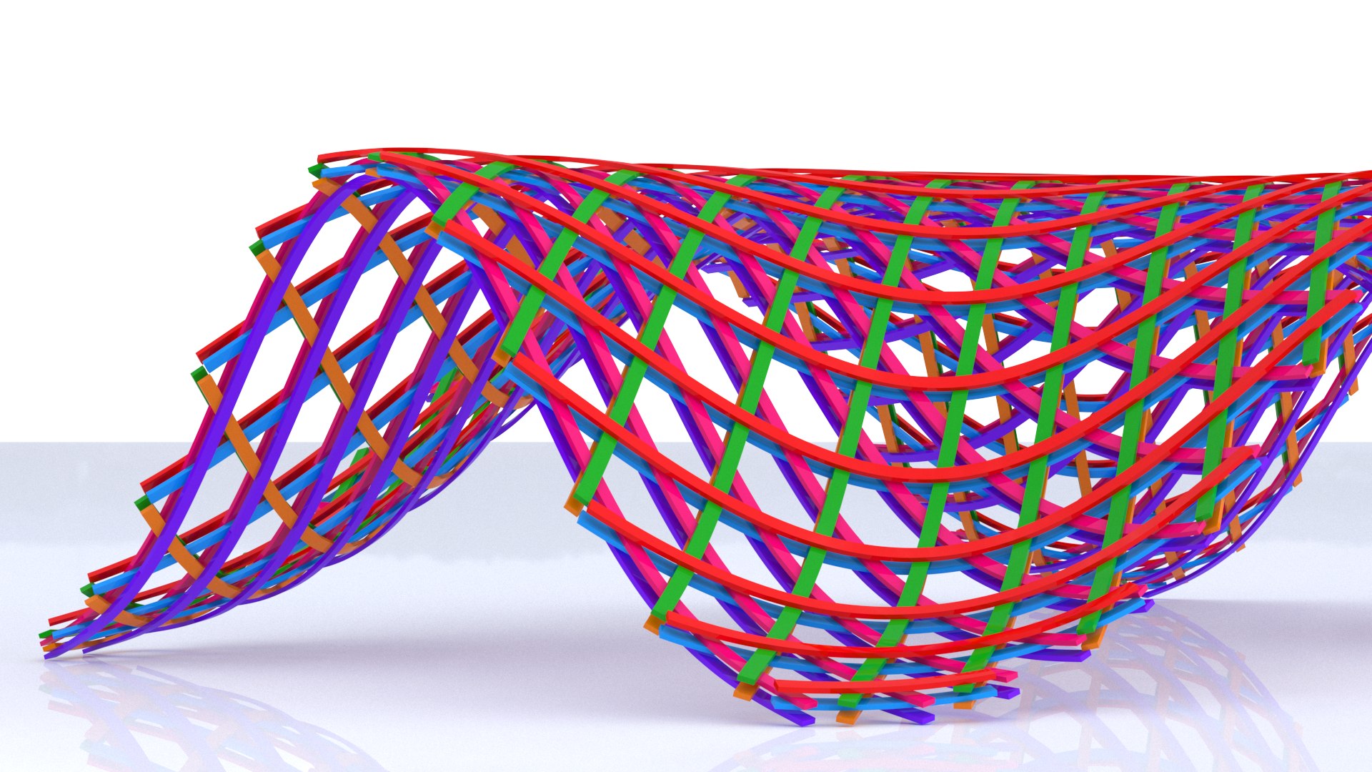 3D Model Shell Pavilion 02 Woven - TurboSquid 2370945