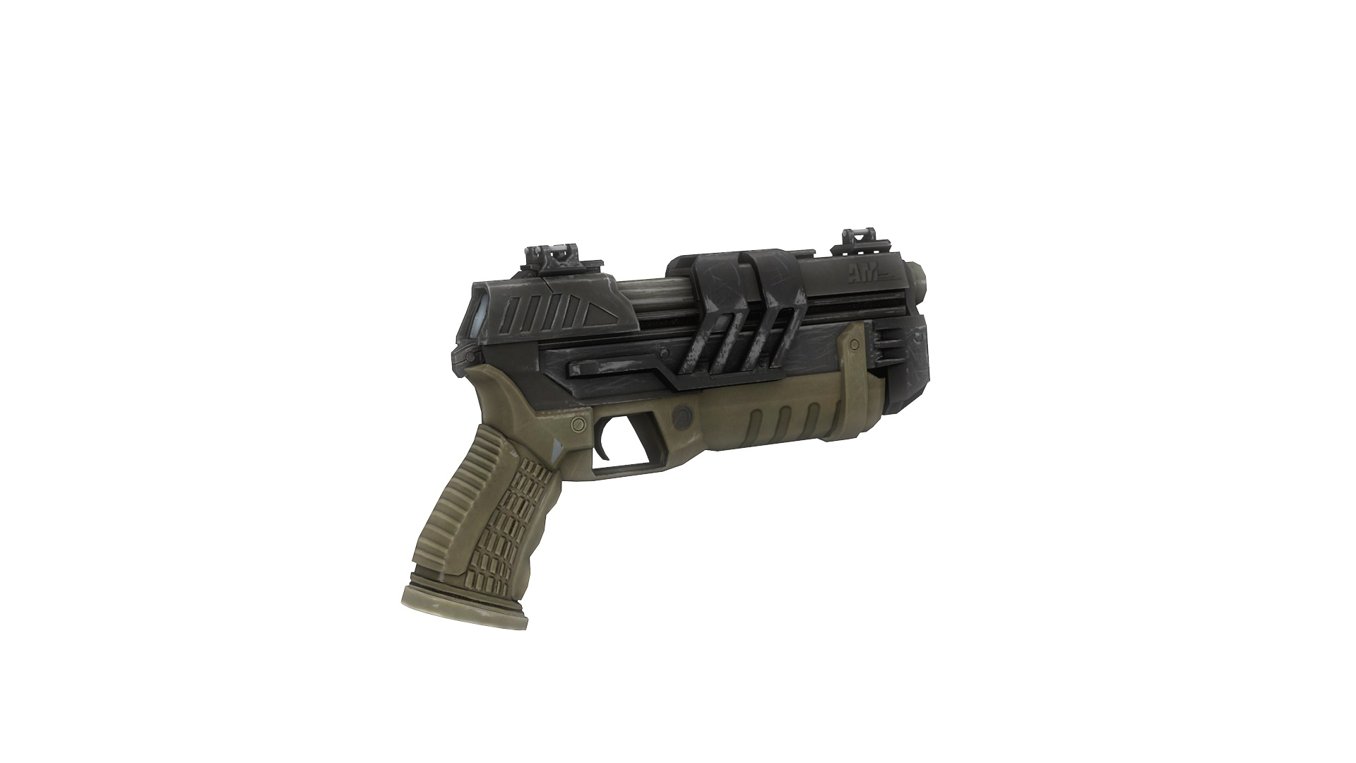 Sci-Fi Pistol 3D Model - TurboSquid 1887740