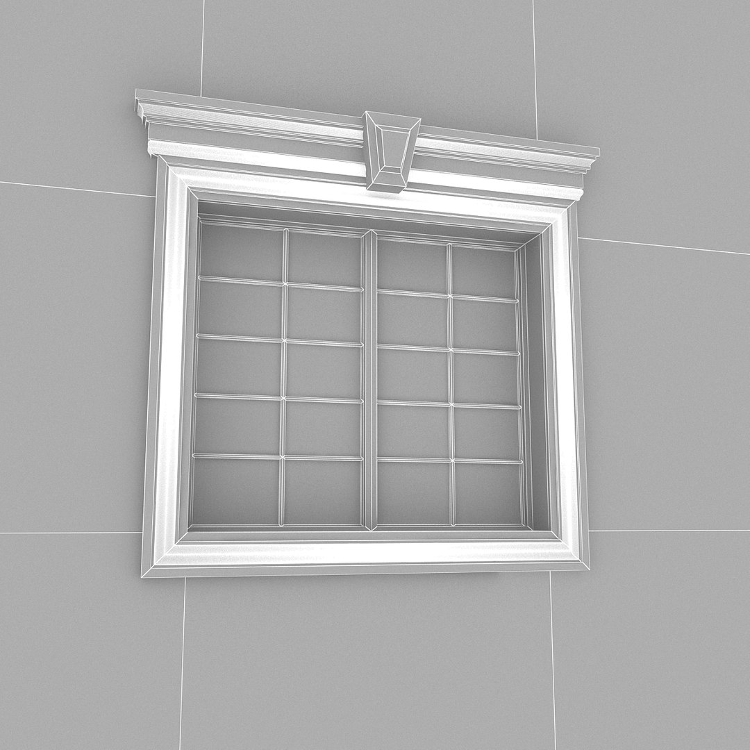 3D Window Frame - TurboSquid 1446273