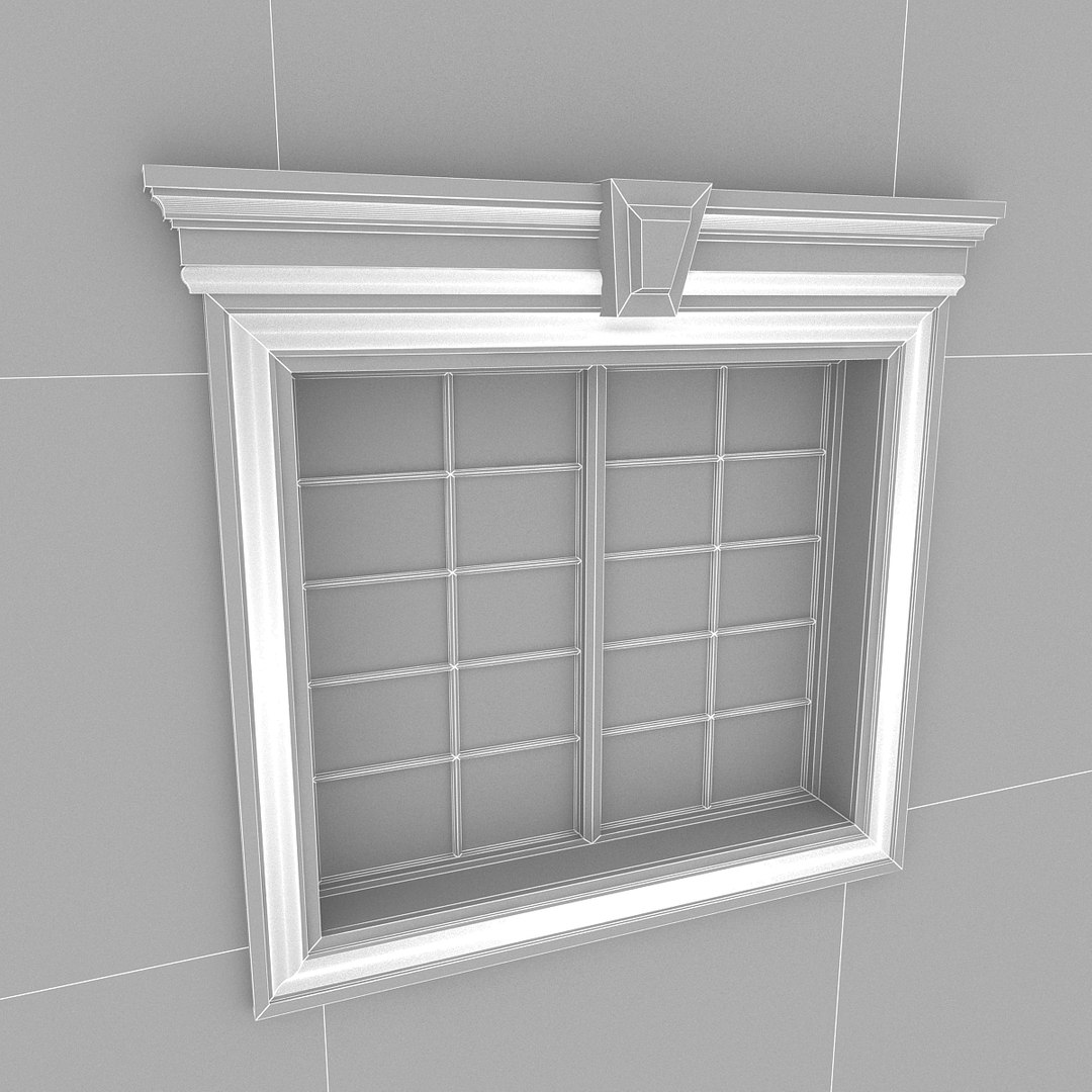 3D Window Frame - TurboSquid 1446273