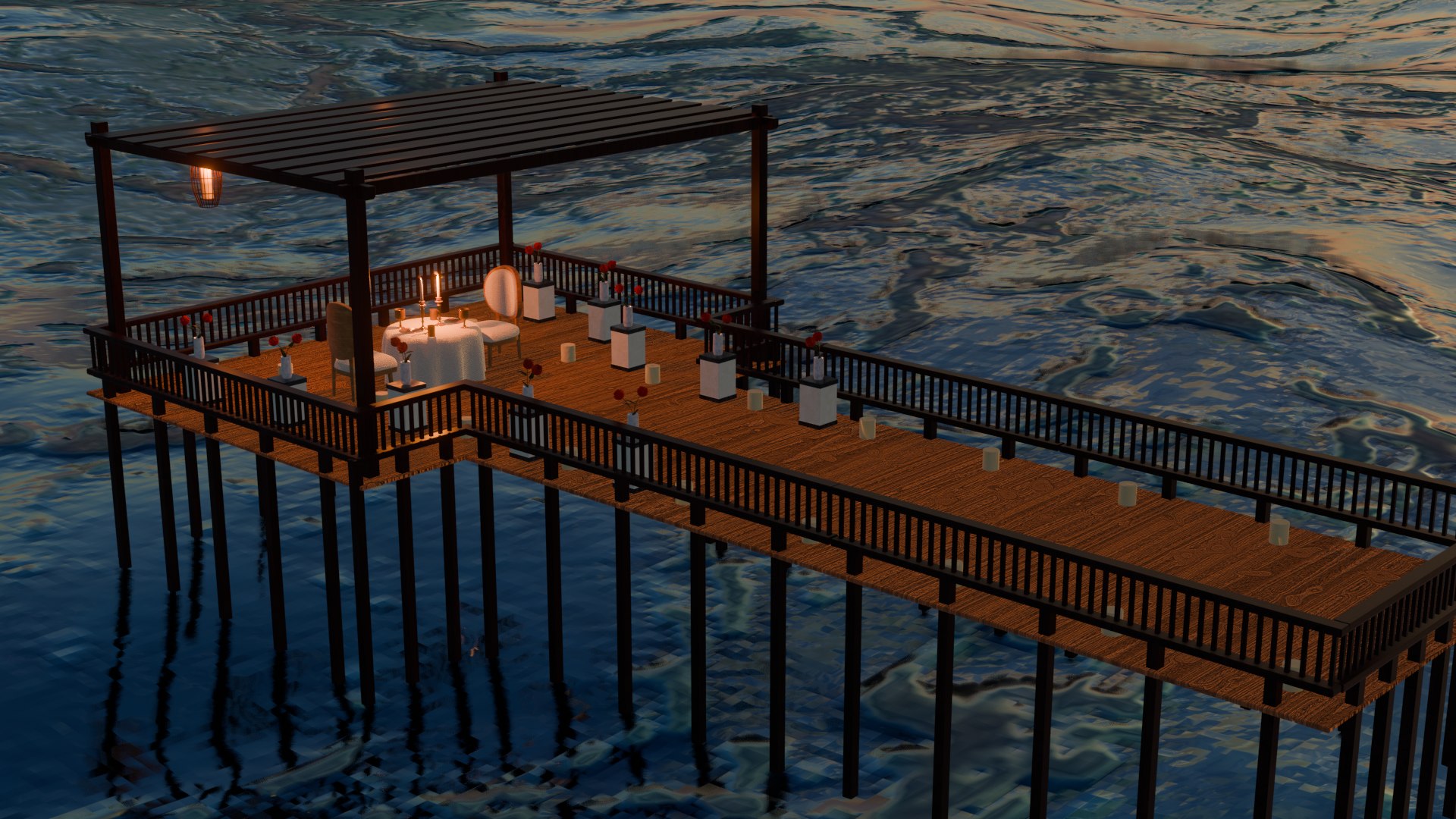 3D DINNER Model - TurboSquid 2269300