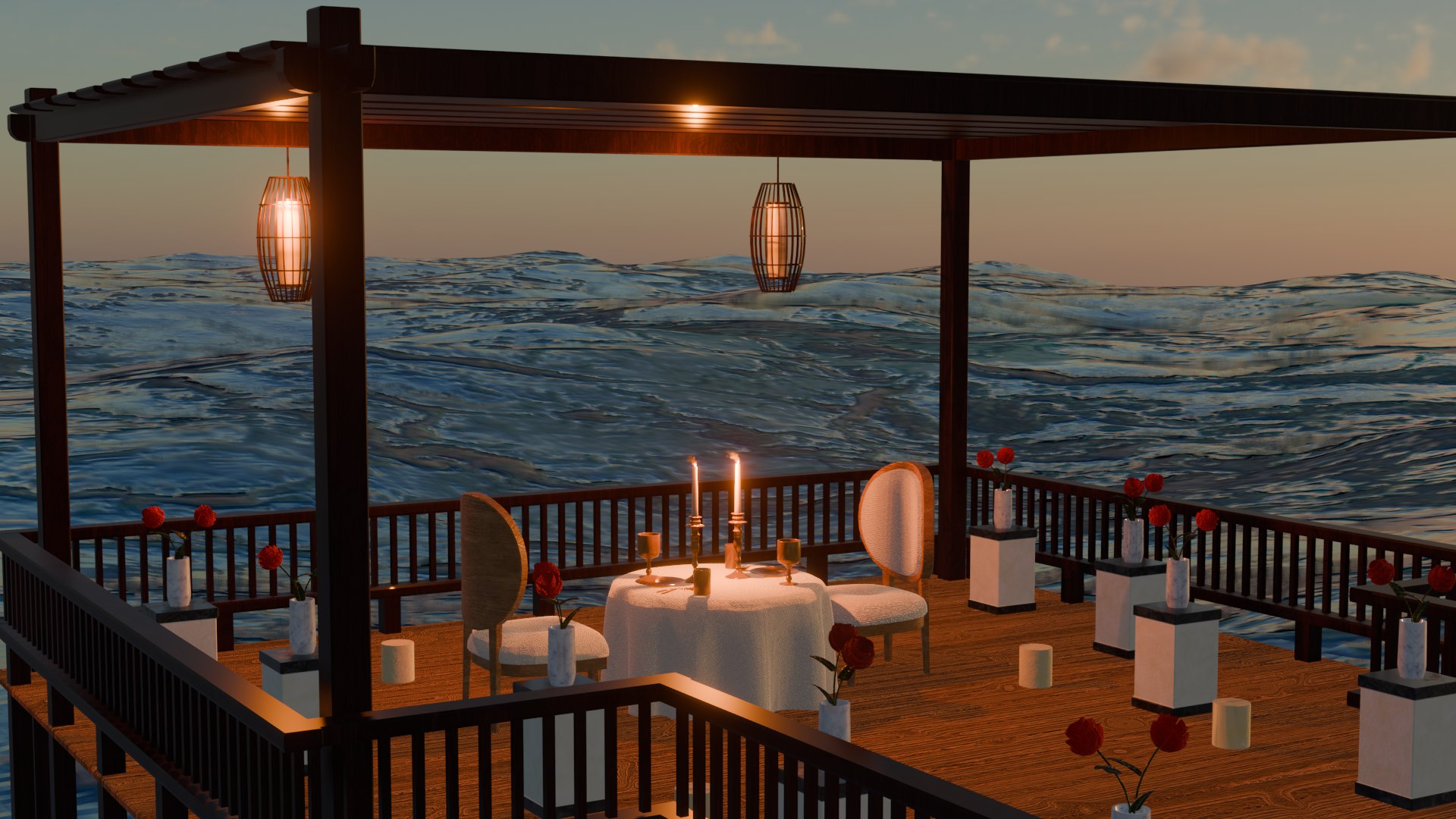 3D DINNER Model - TurboSquid 2269300