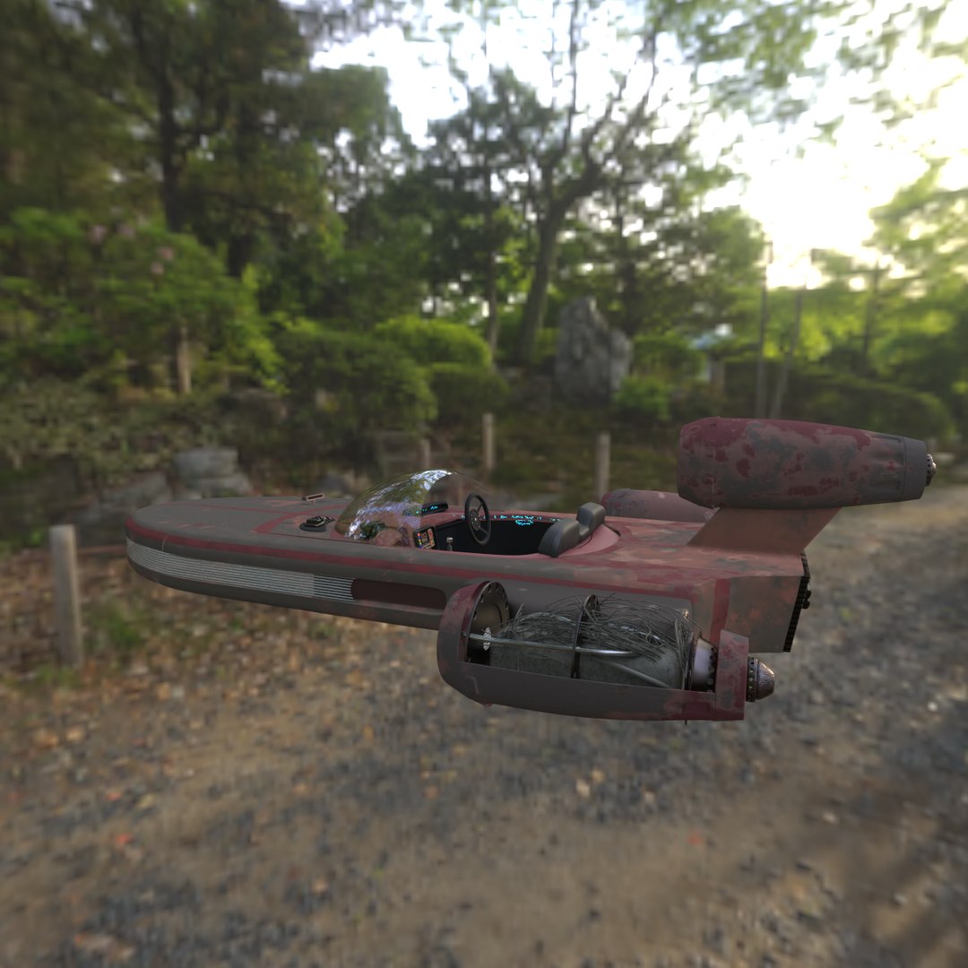 Landspeeder Star Wars 3D Model - TurboSquid 2015329