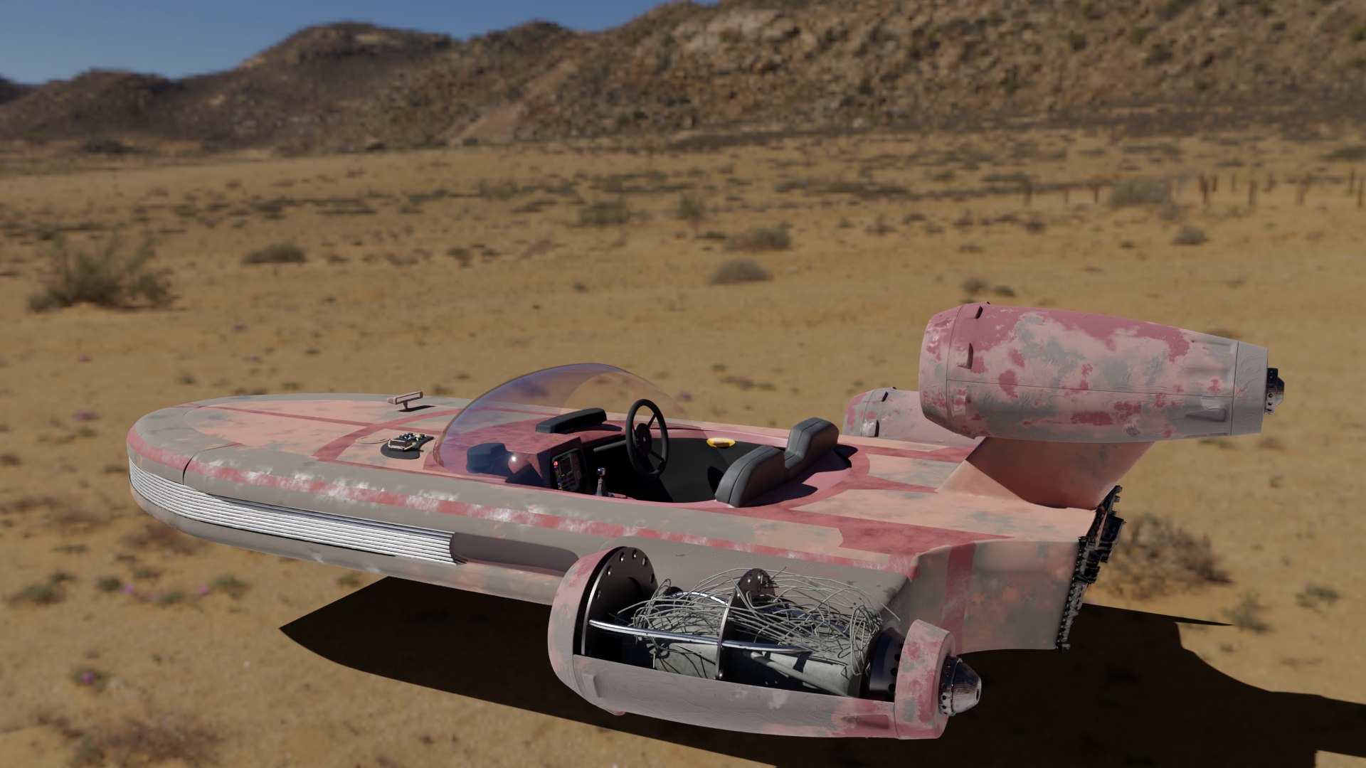 Landspeeder Star Wars 3D Model - TurboSquid 2015329