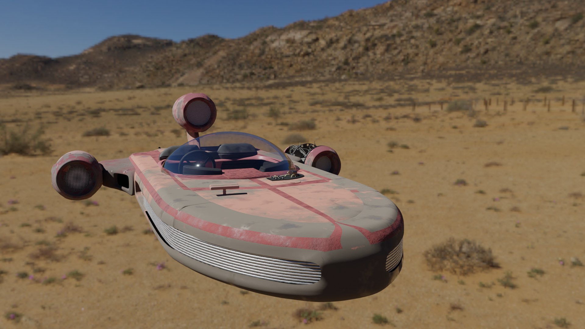 Landspeeder Star Wars 3D Model - TurboSquid 2015329