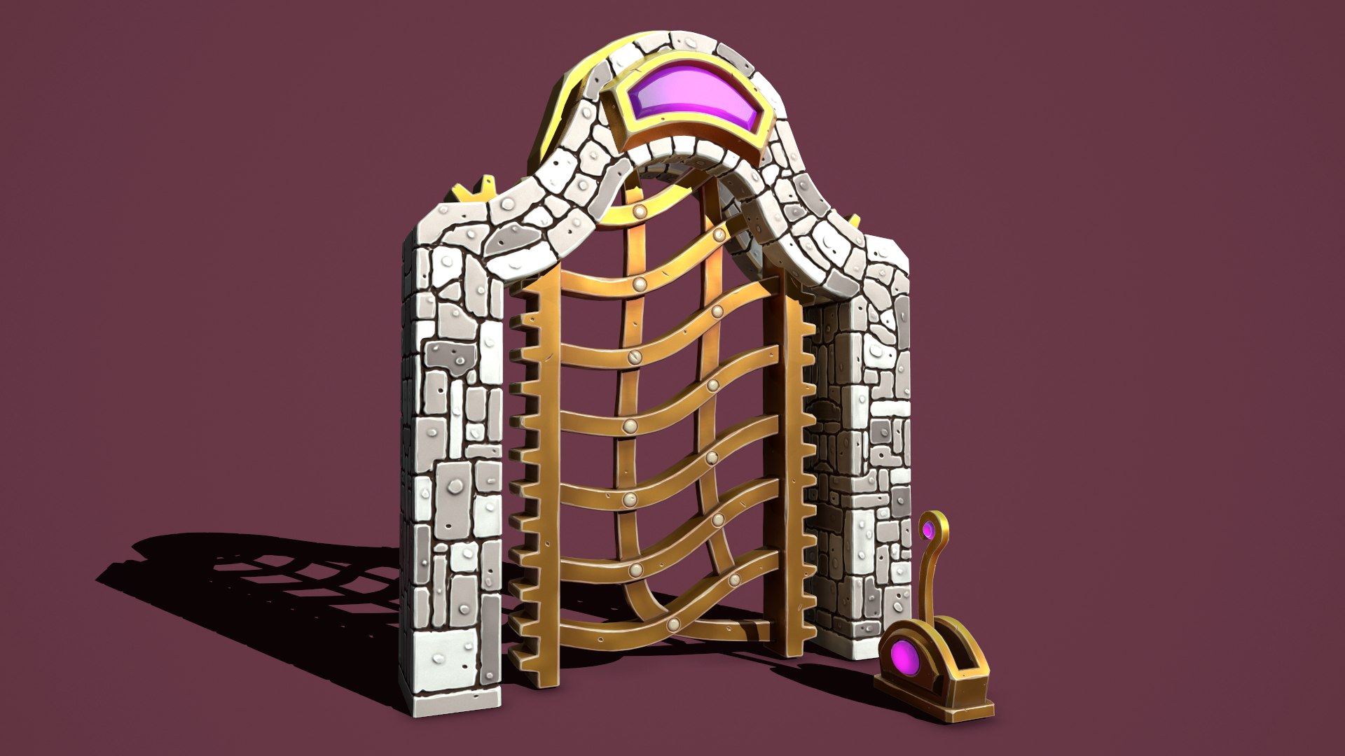 3D Model Fantasy Gate - TurboSquid 1716756
