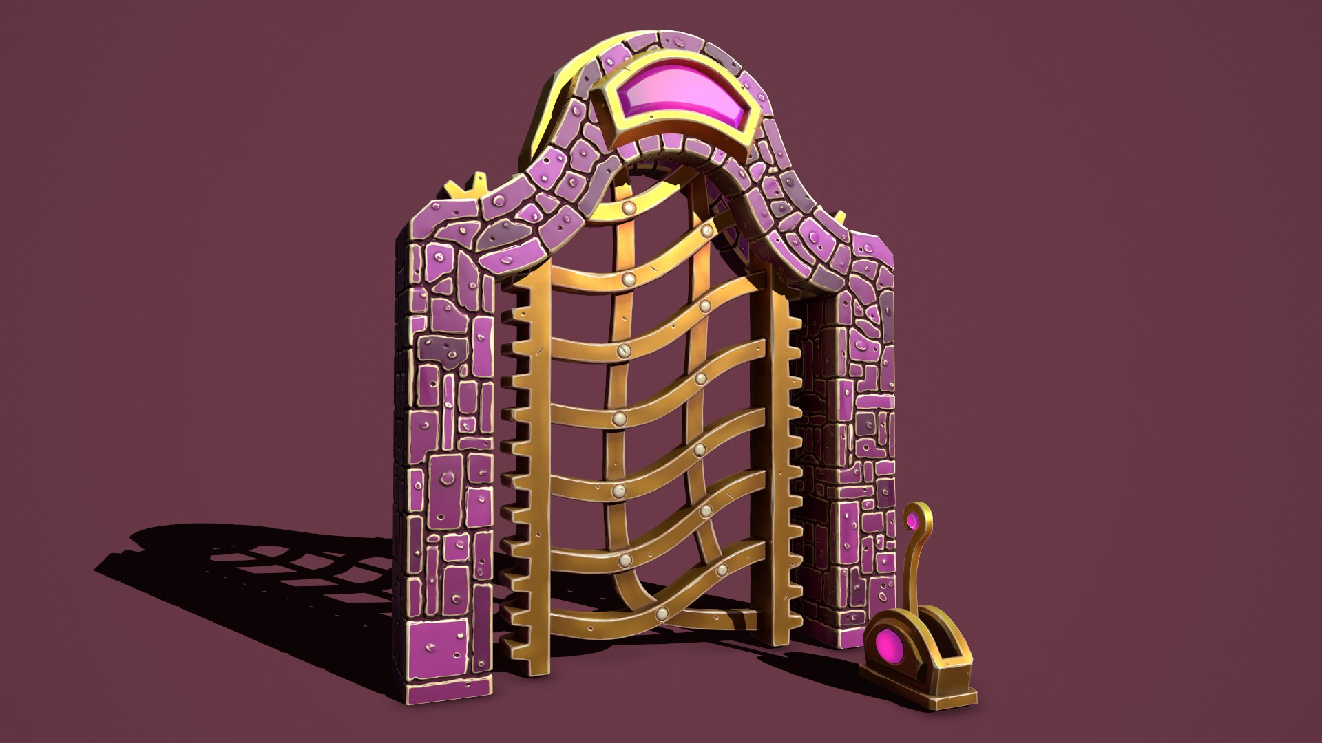 3D Model Fantasy Gate - TurboSquid 1716756