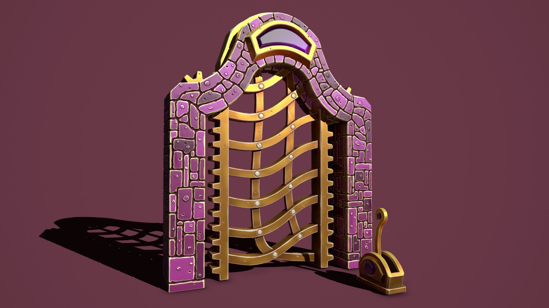 3D Model Fantasy Gate - TurboSquid 1716756