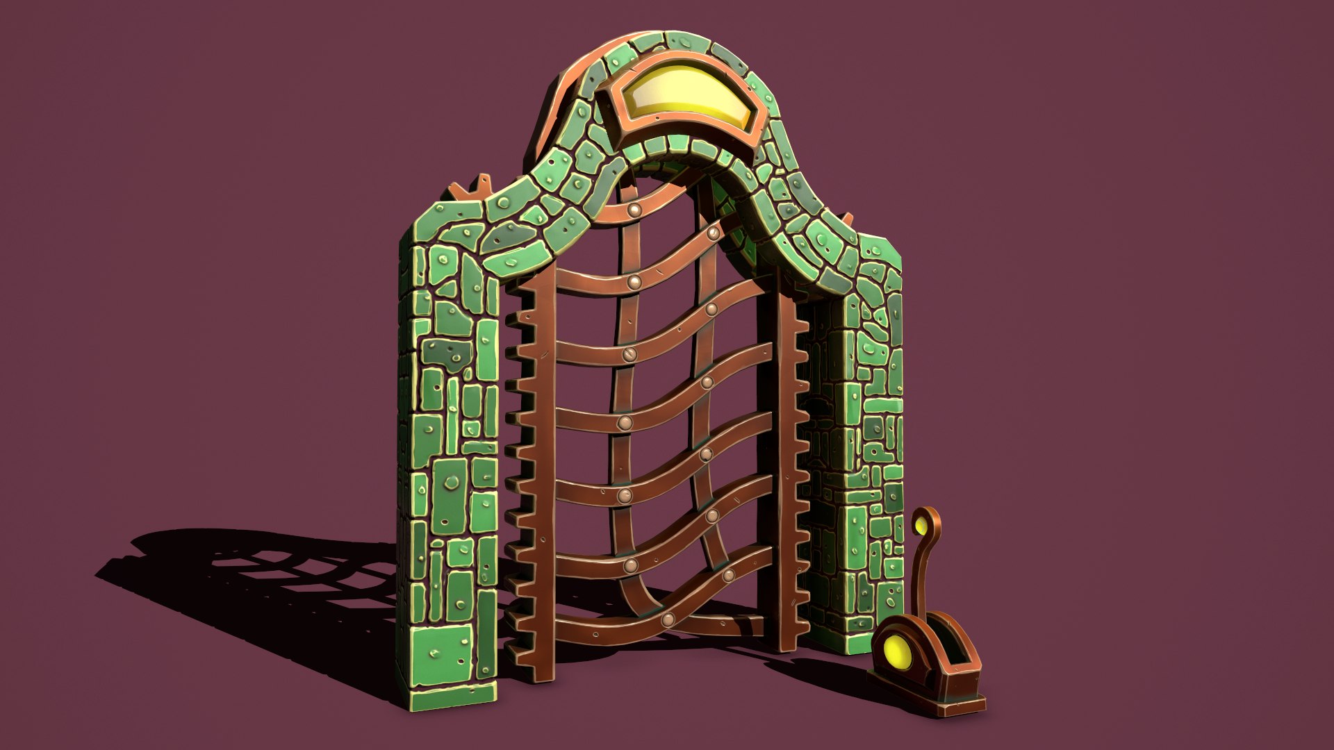 3D Model Fantasy Gate - TurboSquid 1716756