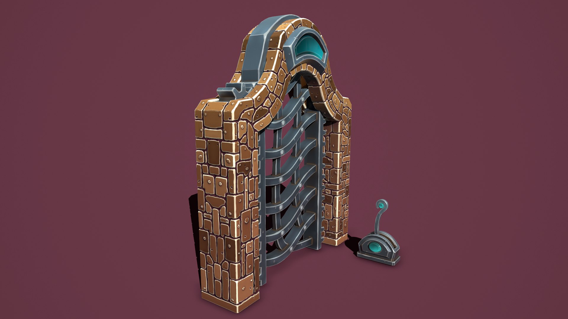 3D Model Fantasy Gate - TurboSquid 1716756