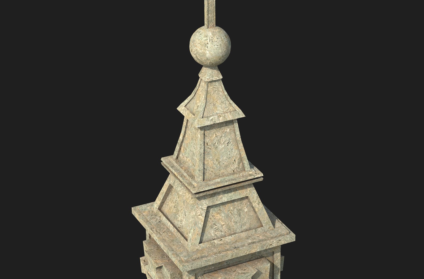 Free 3D Fantasy Cross Pillar - TurboSquid 1826161