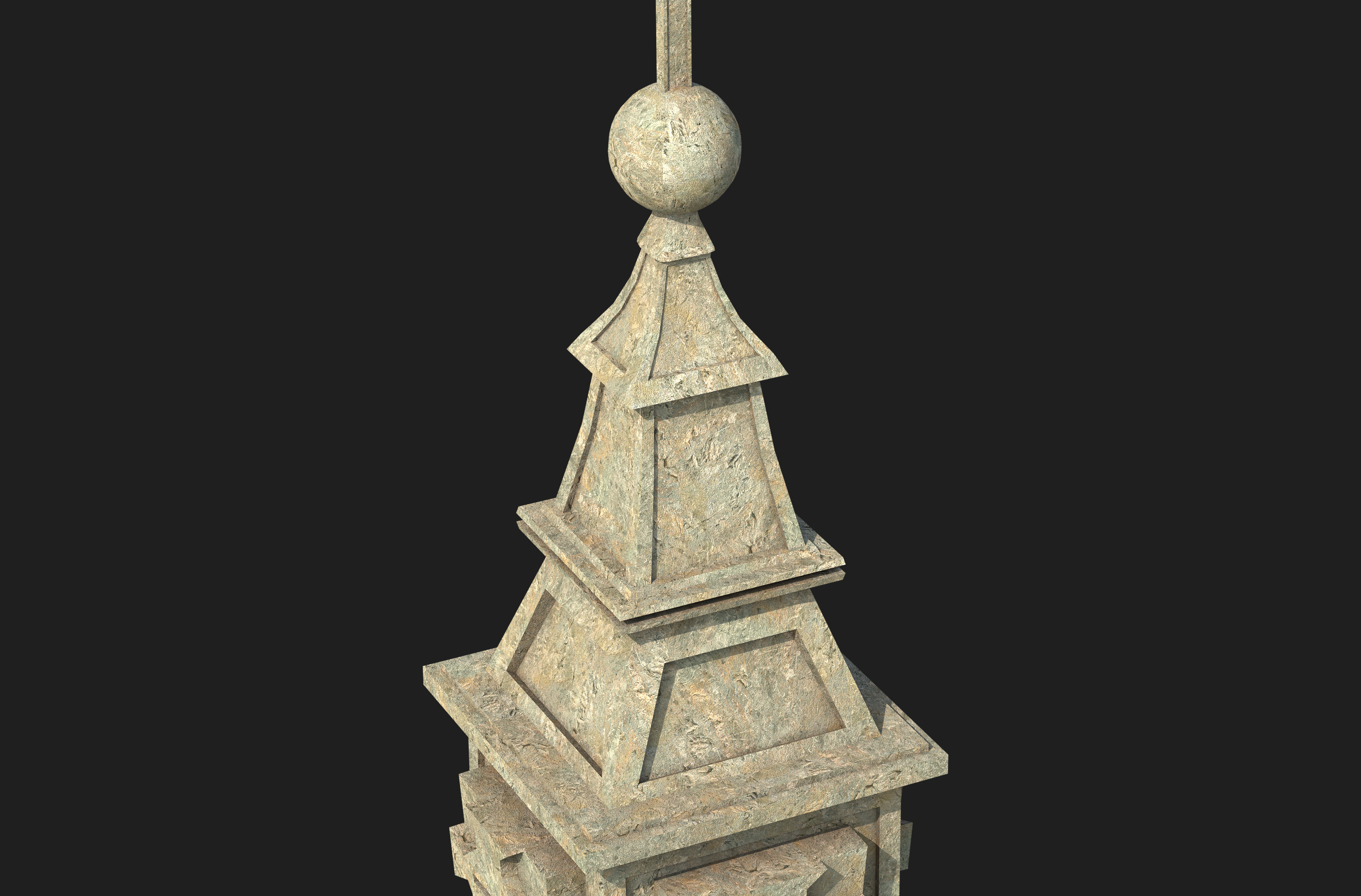 Free 3D Fantasy Cross Pillar - TurboSquid 1826161