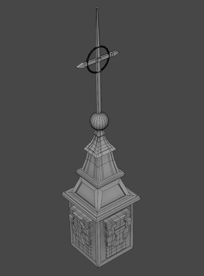 Free 3D Fantasy Cross Pillar - TurboSquid 1826161