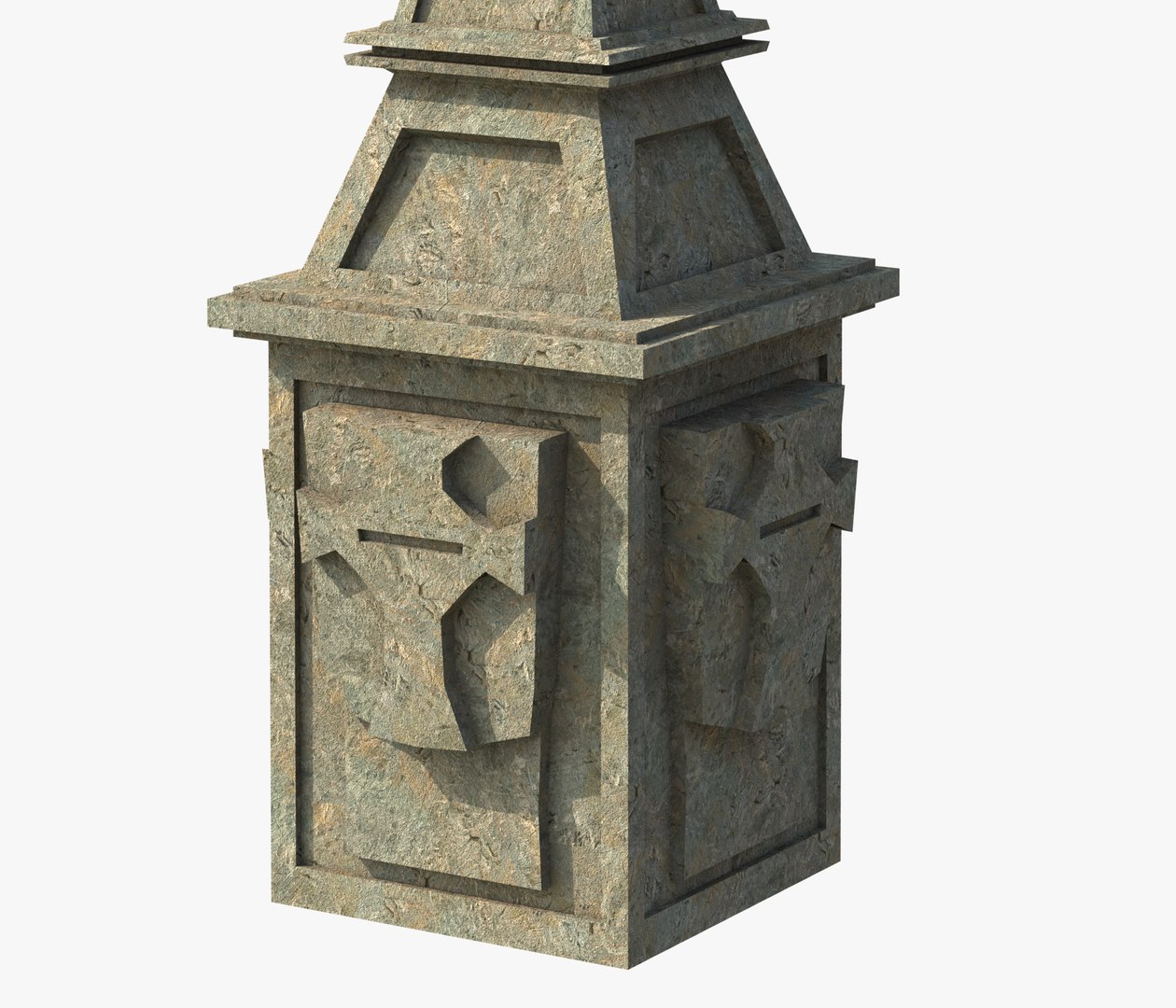 Free 3D Fantasy Cross Pillar - TurboSquid 1826161