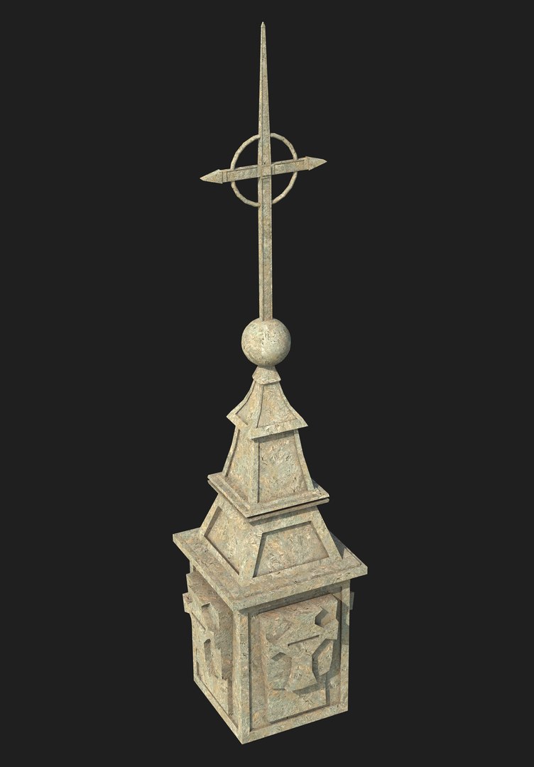 Free 3D Fantasy Cross Pillar - TurboSquid 1826161