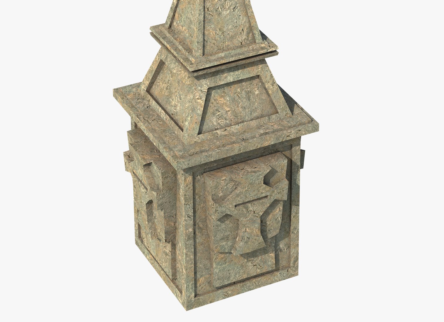 Free 3D Fantasy Cross Pillar - TurboSquid 1826161