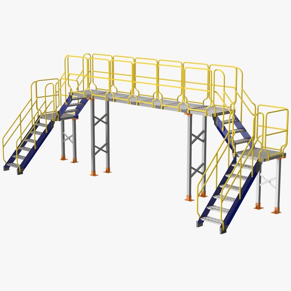 air bridge set 3d model
