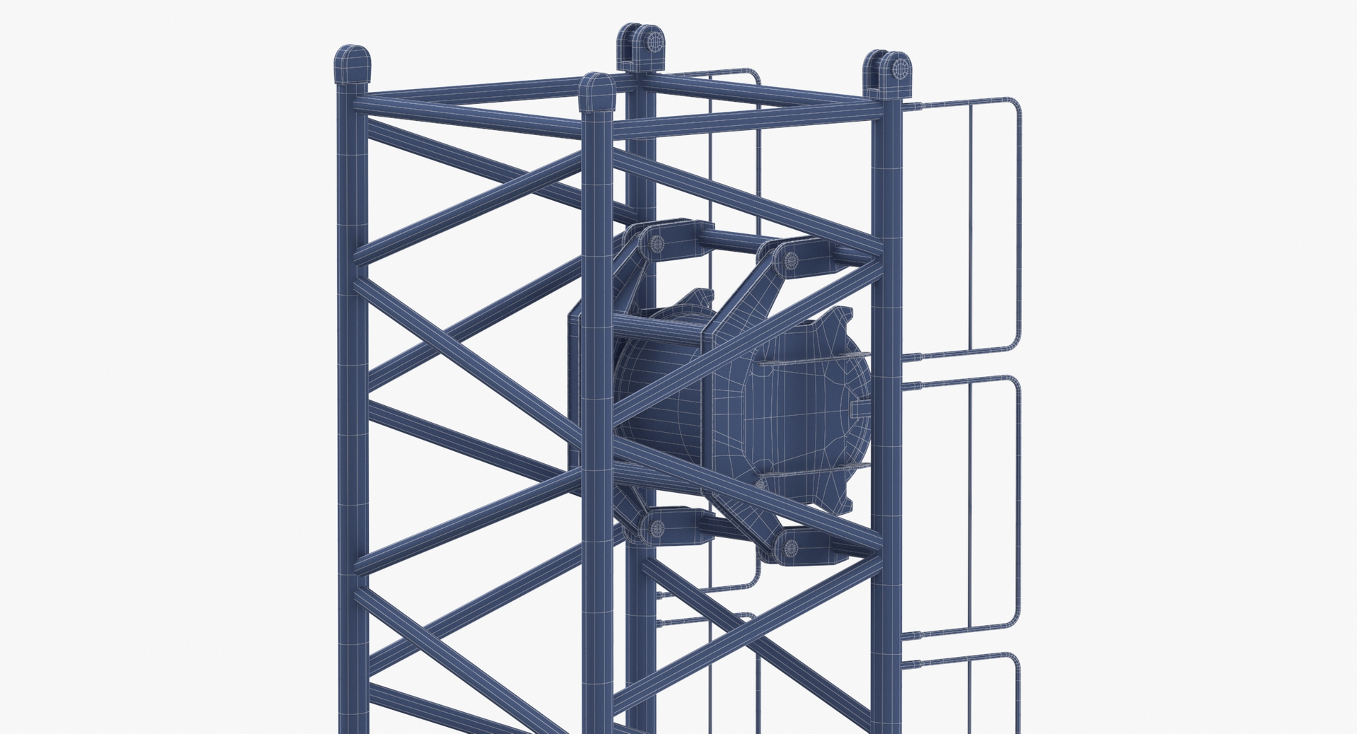 3D model crane s pivot section - TurboSquid 1679953
