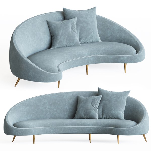 Jonathanadler ether curved sofa 3D - TurboSquid 1625460