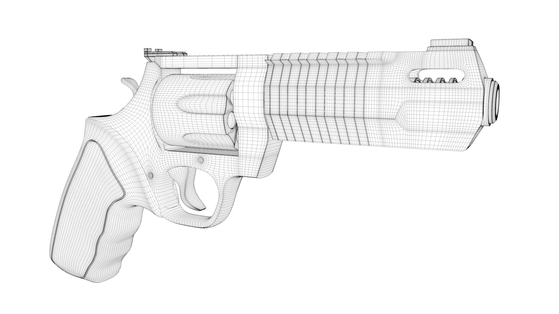 3D Revolver Gun - TurboSquid 1870168