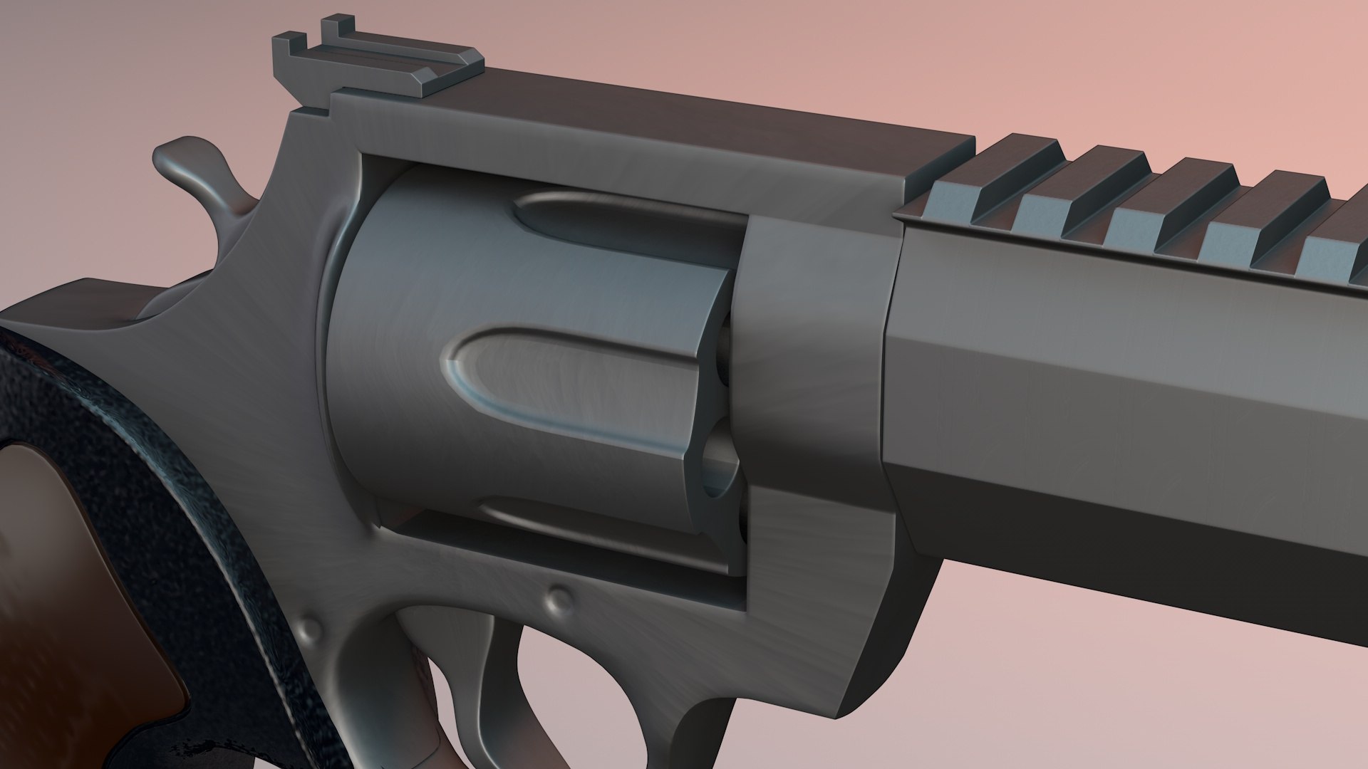 3D Revolver Gun - TurboSquid 1870168
