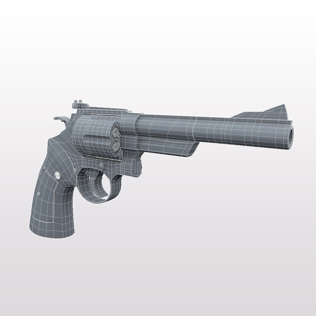 3d 44 Magnum Model