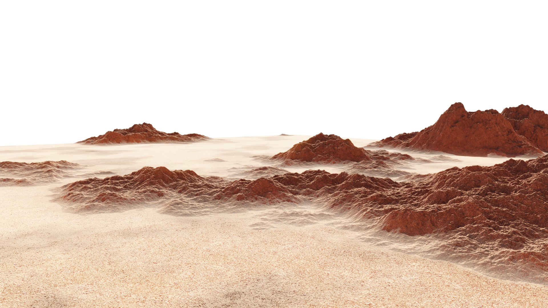 Desert Terrain Landscape 3D - TurboSquid 1601498