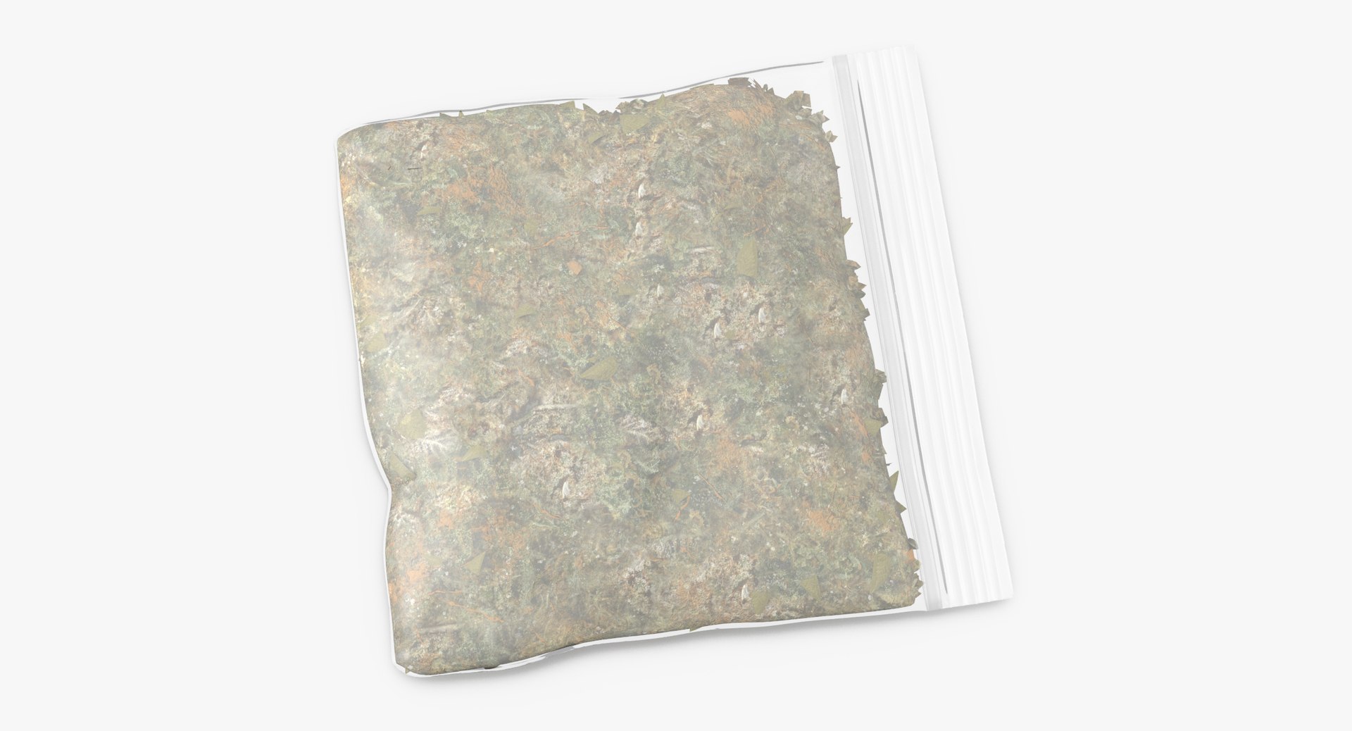 3D Model Small Drug Baggie Marijuana - TurboSquid 1159507