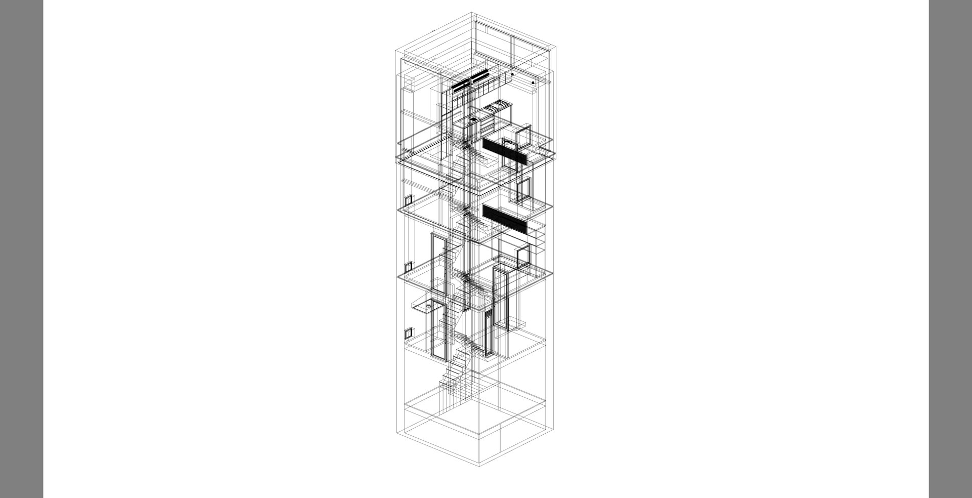 3D House 4x4 Tadao Ando - Casa 4x4 - 3D MODEL - TurboSquid 2385398