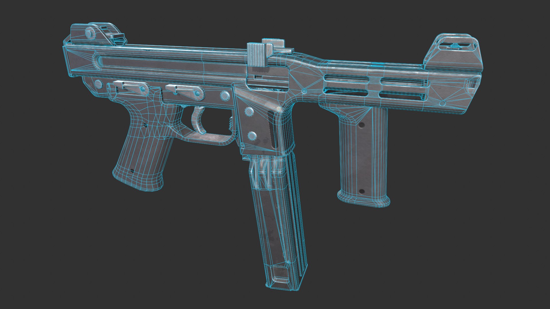 3D Spectre M4 SMG Model - TurboSquid 2069706