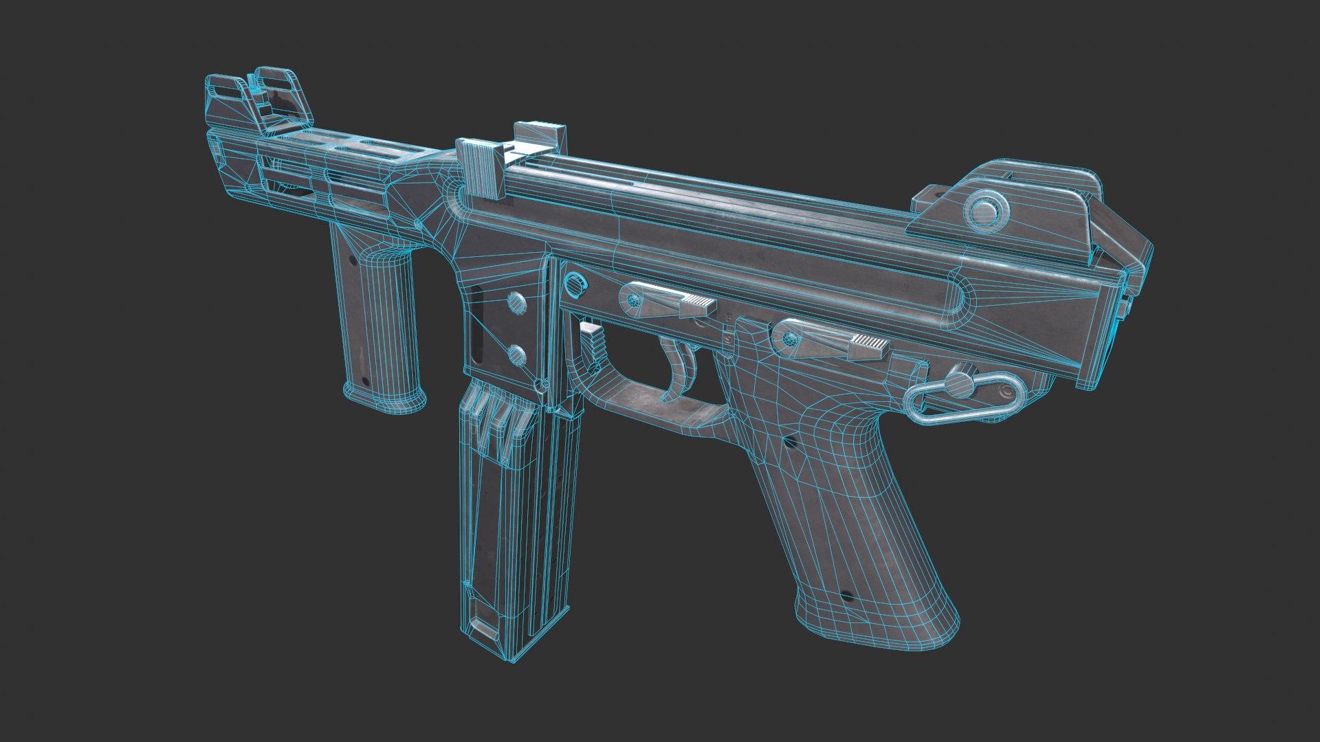3D Spectre M4 SMG Model - TurboSquid 2069706