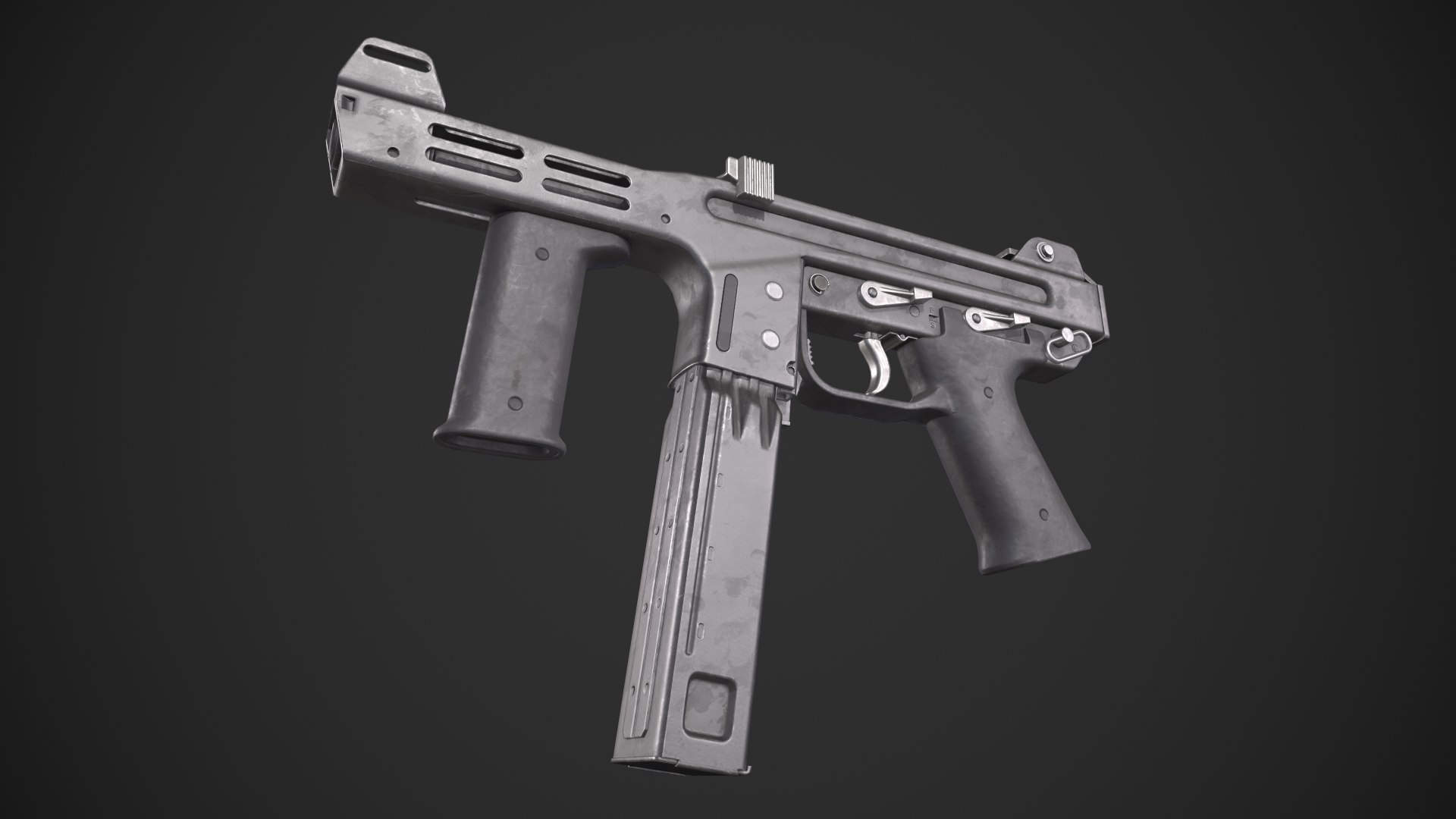 3D Spectre M4 SMG Model - TurboSquid 2069706