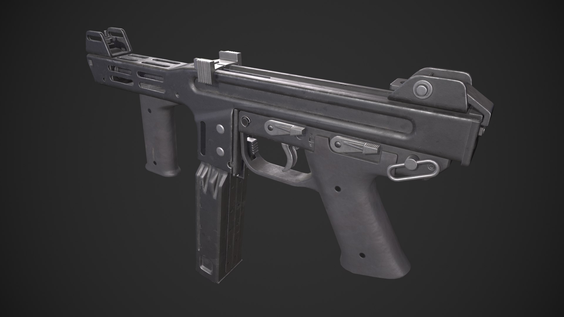 3D Spectre M4 SMG Model - TurboSquid 2069706