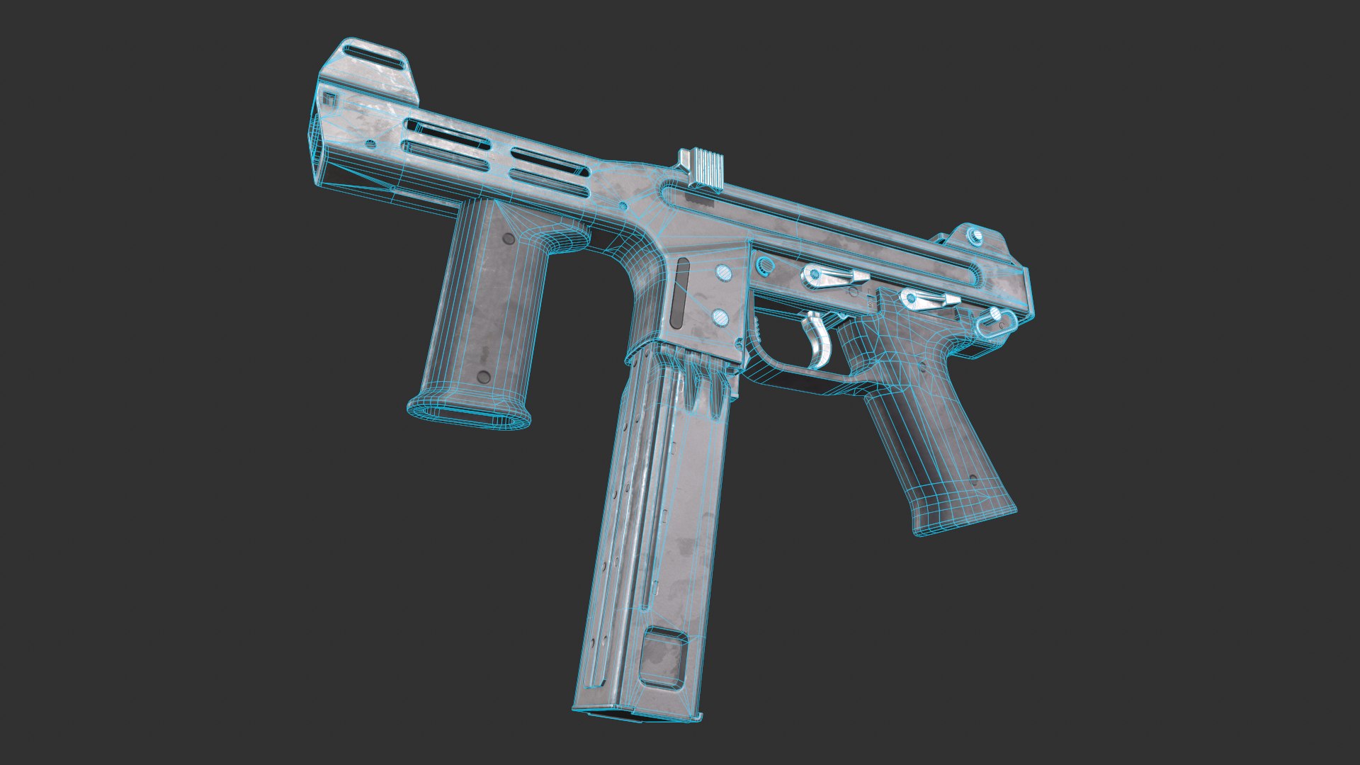 3D Spectre M4 SMG Model - TurboSquid 2069706