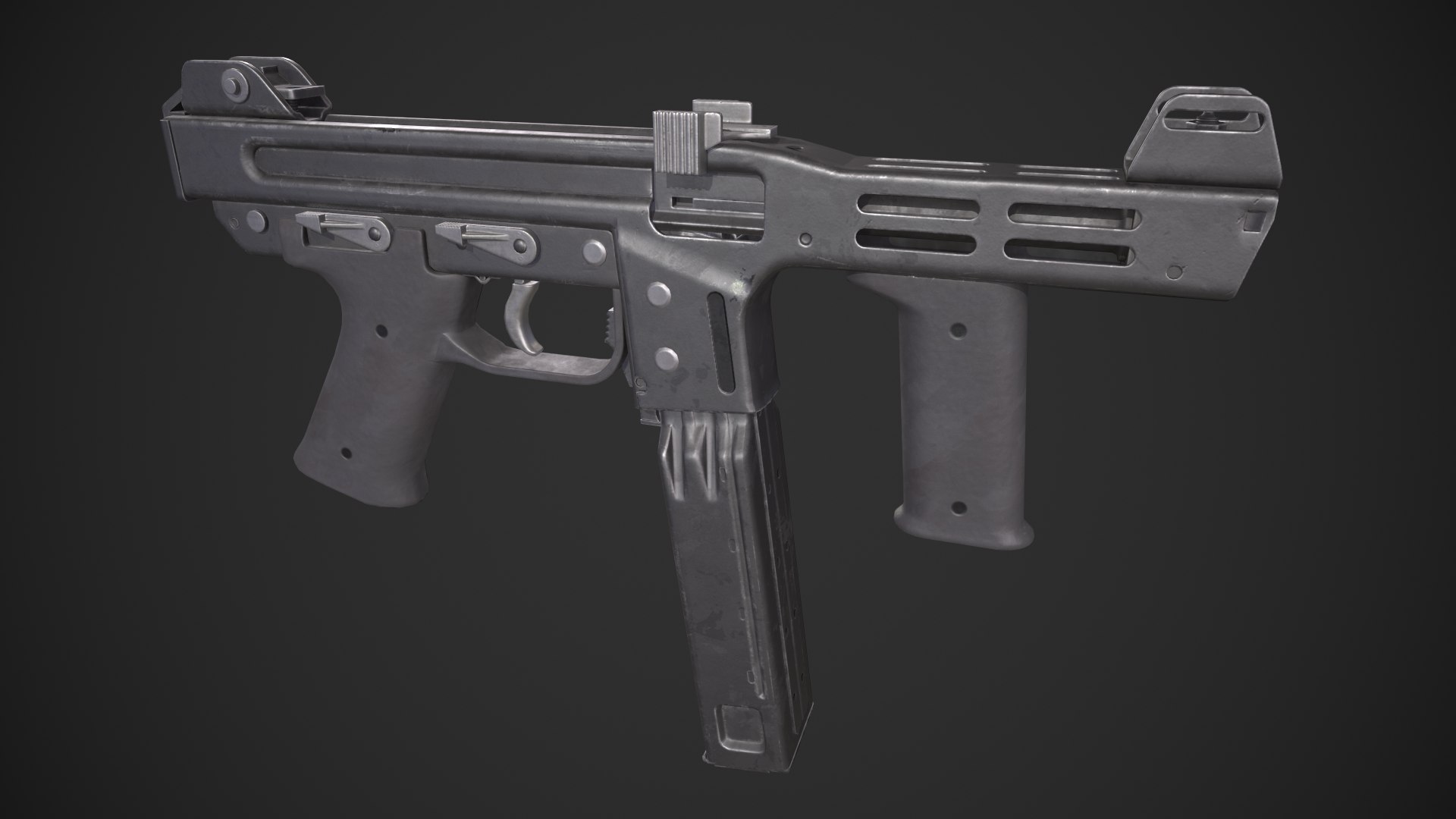 3D Spectre M4 SMG Model - TurboSquid 2069706
