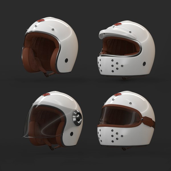 3d motorcycle helmet model