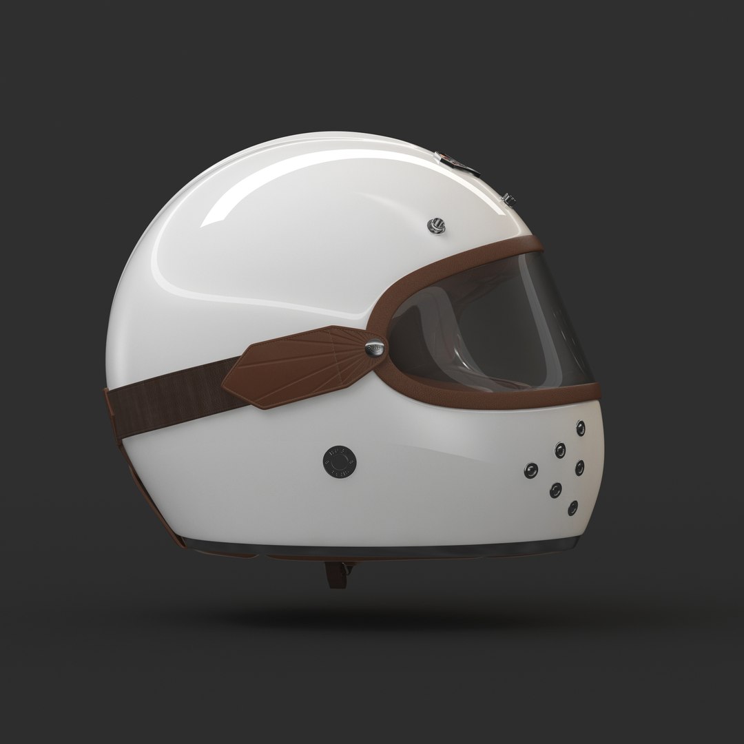 3D Ruby Motorcycle Helmet Model - TurboSquid 1212371