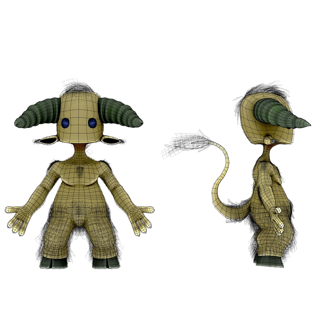 Ready rig character 3D model - TurboSquid 1379017