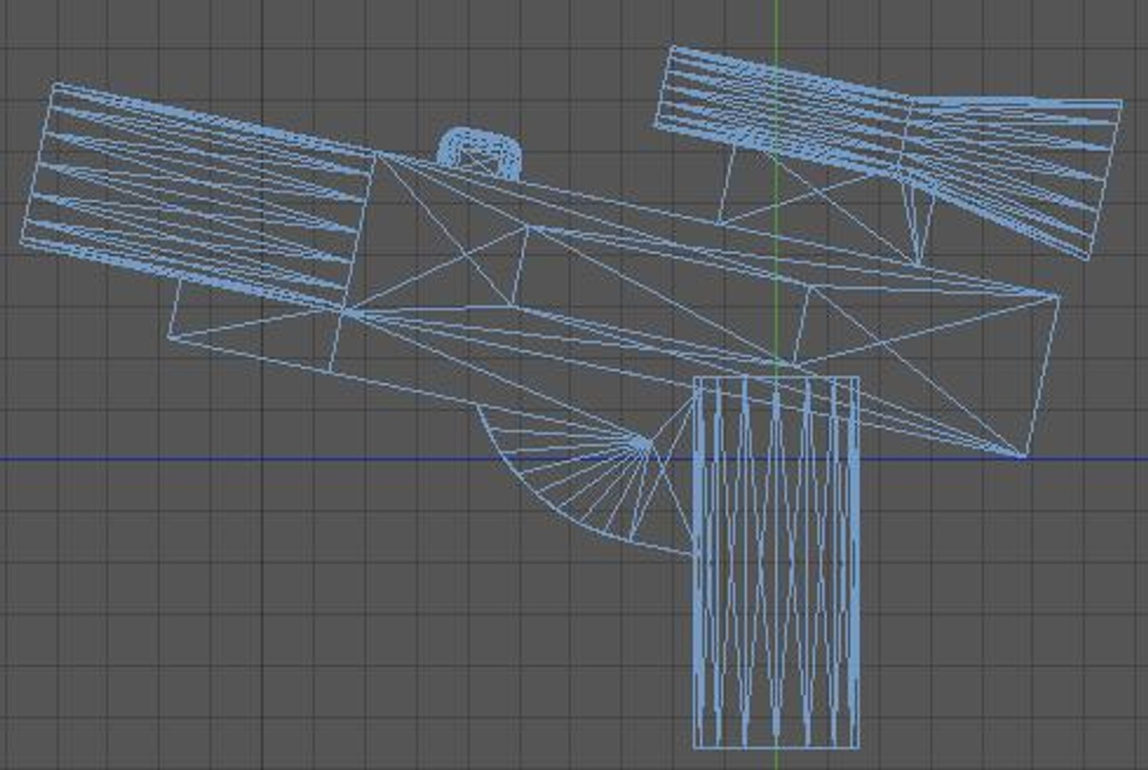 3d Model Of Lego Space Gun