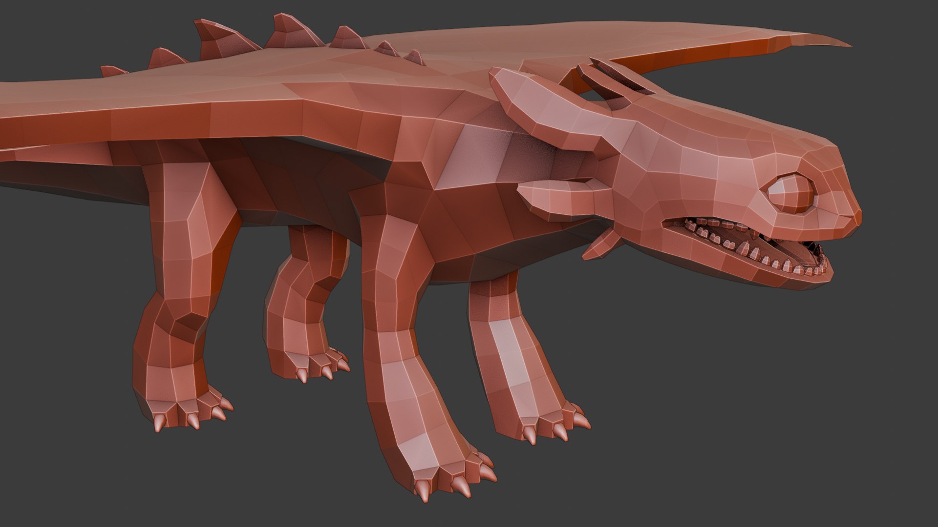 3D LOW POLY Night Fury Toothless BASE Model - TurboSquid 2348953