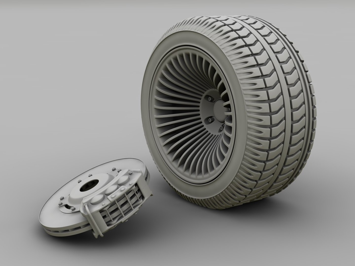3d Model Of Brake Caliper Disk