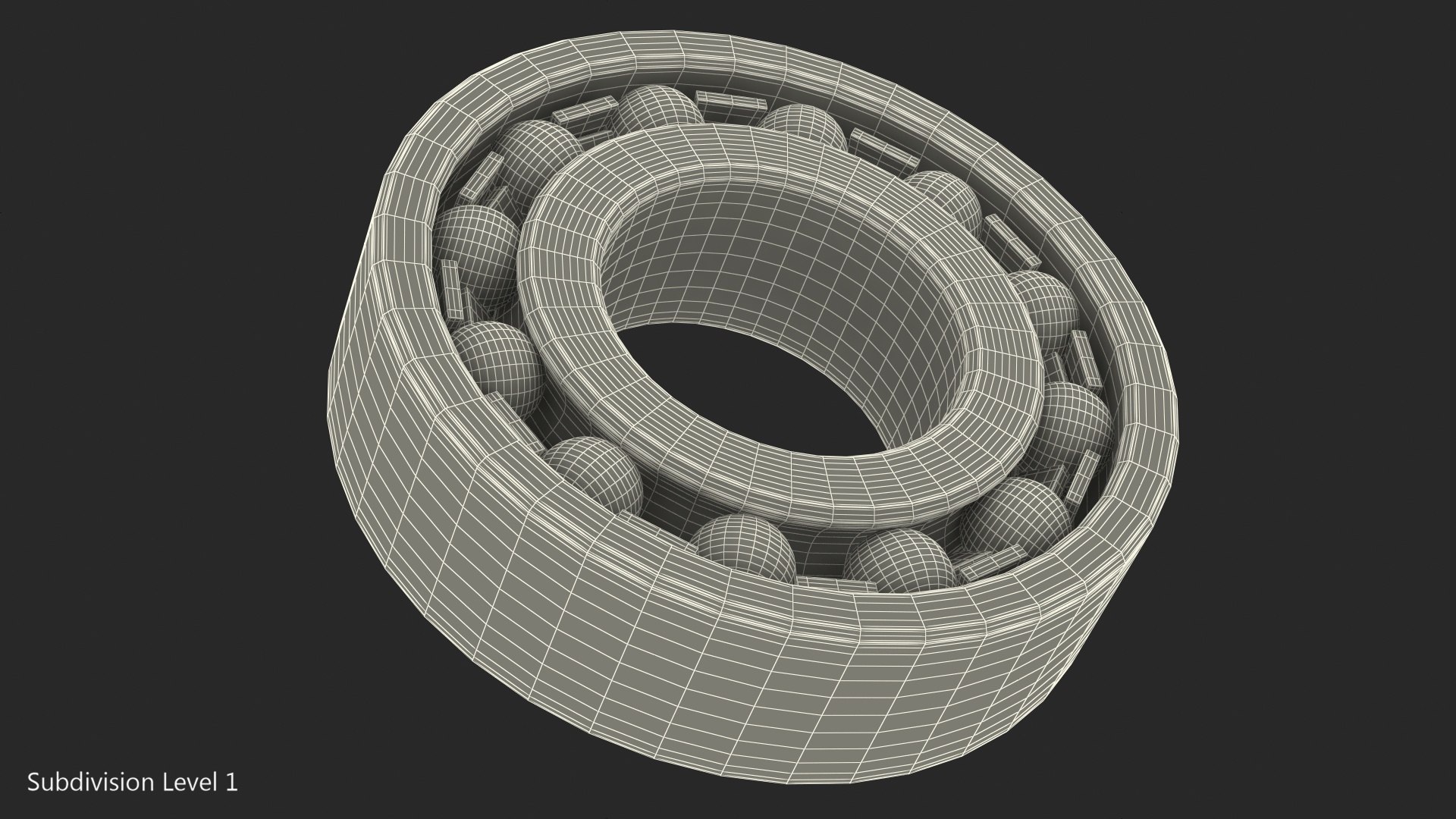 3D Model Ball Bearing Open - TurboSquid 1450989